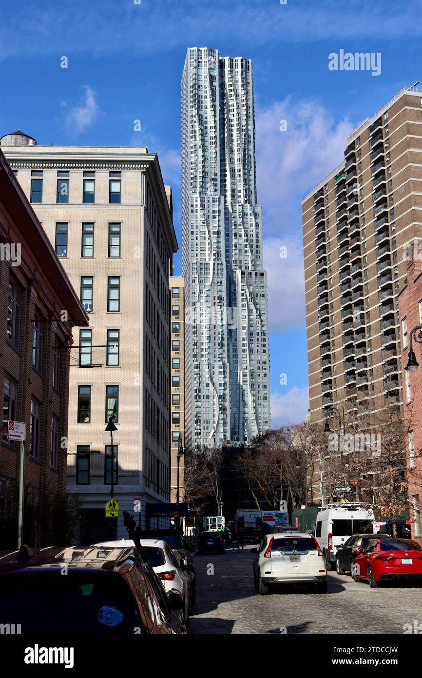 76-story residential skyscraper designed by Frank Gehry on 8 Spruce ...