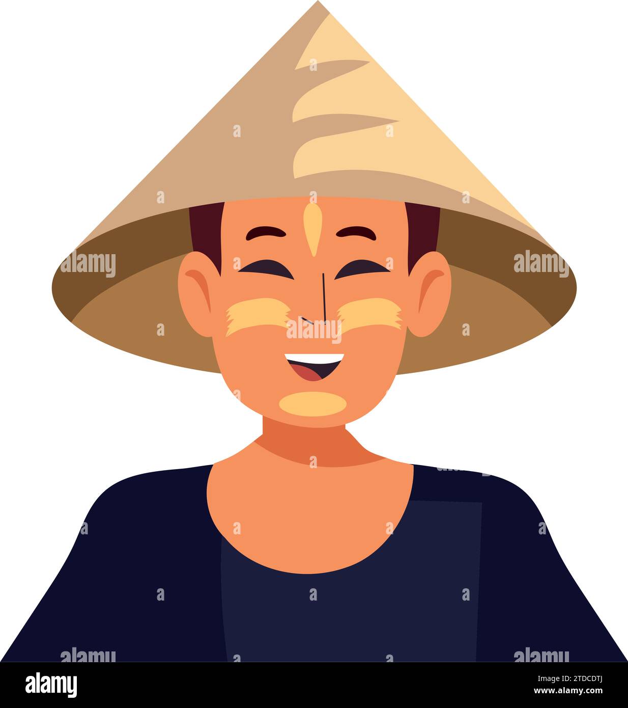 Thanaka Stock Vector Images - Alamy