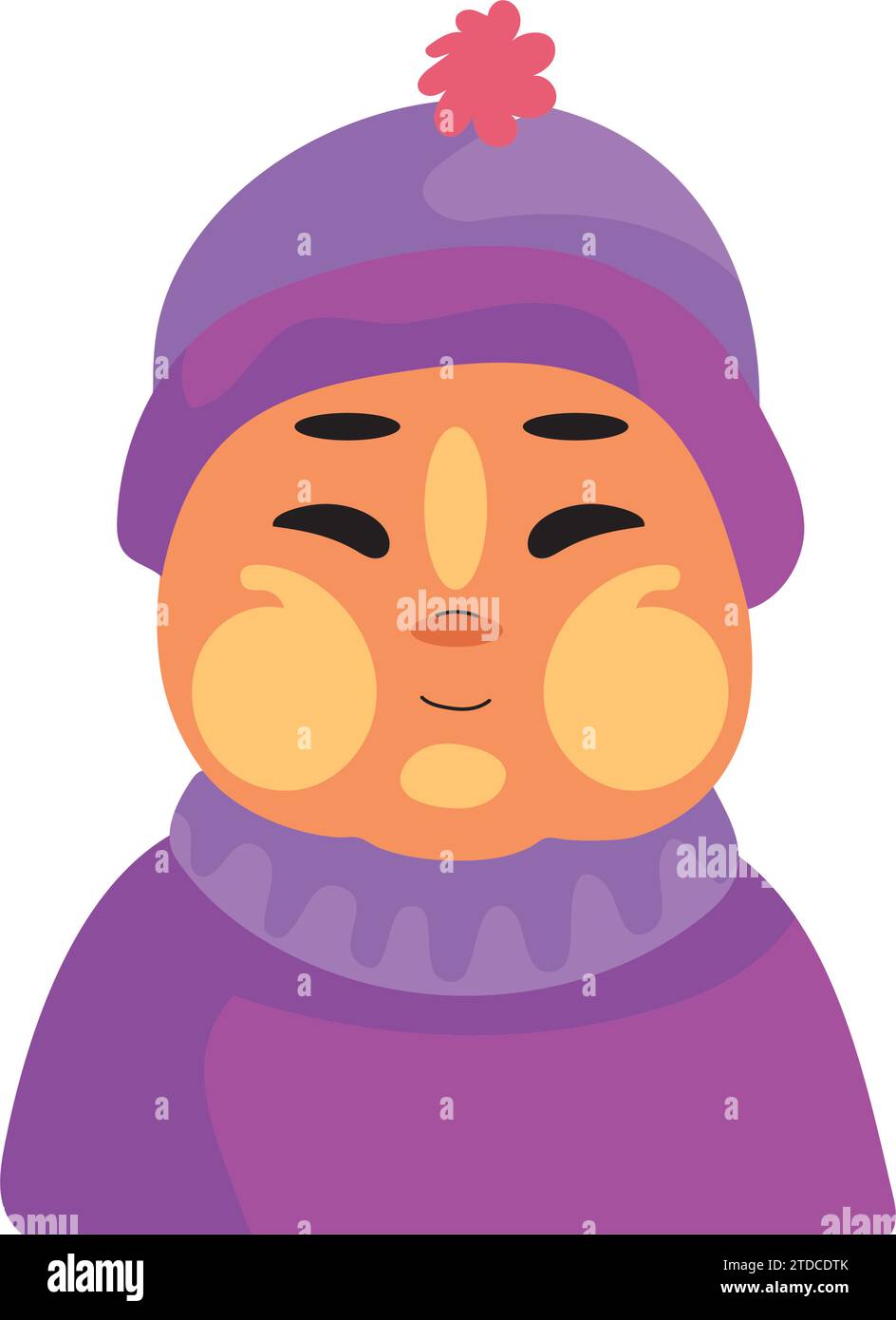 myanmar boy with thanaka cartoon Stock Vector Image & Art - Alamy