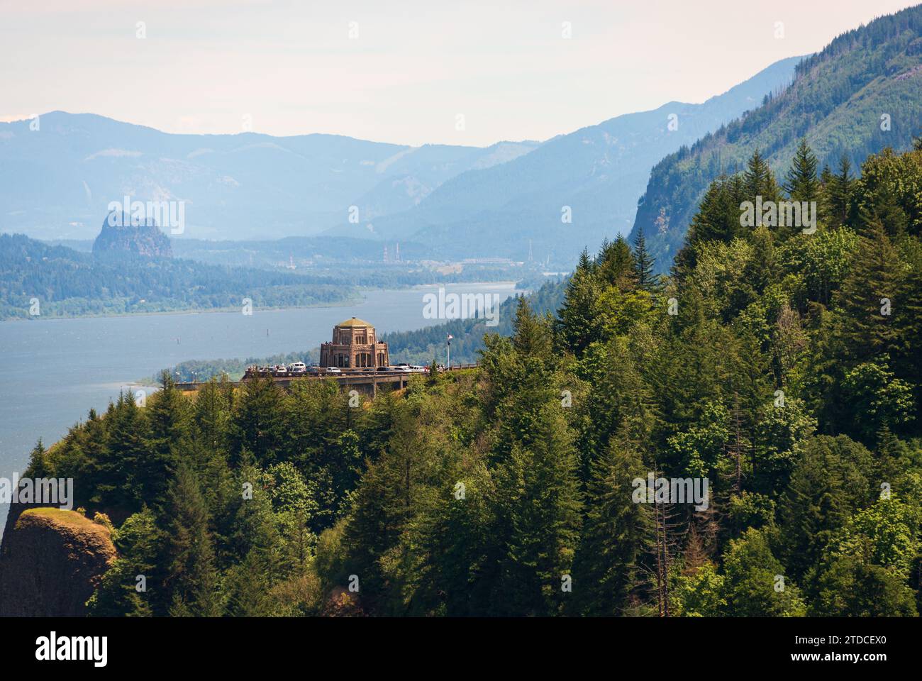 Crown Point at the Vista House State Scenic Corridor, Columbia River ...