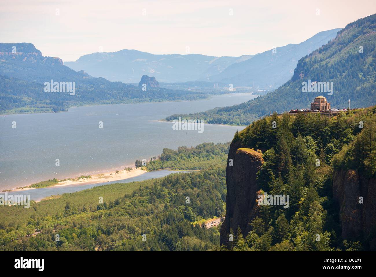 Crown Point at the Vista House State Scenic Corridor, Columbia River ...