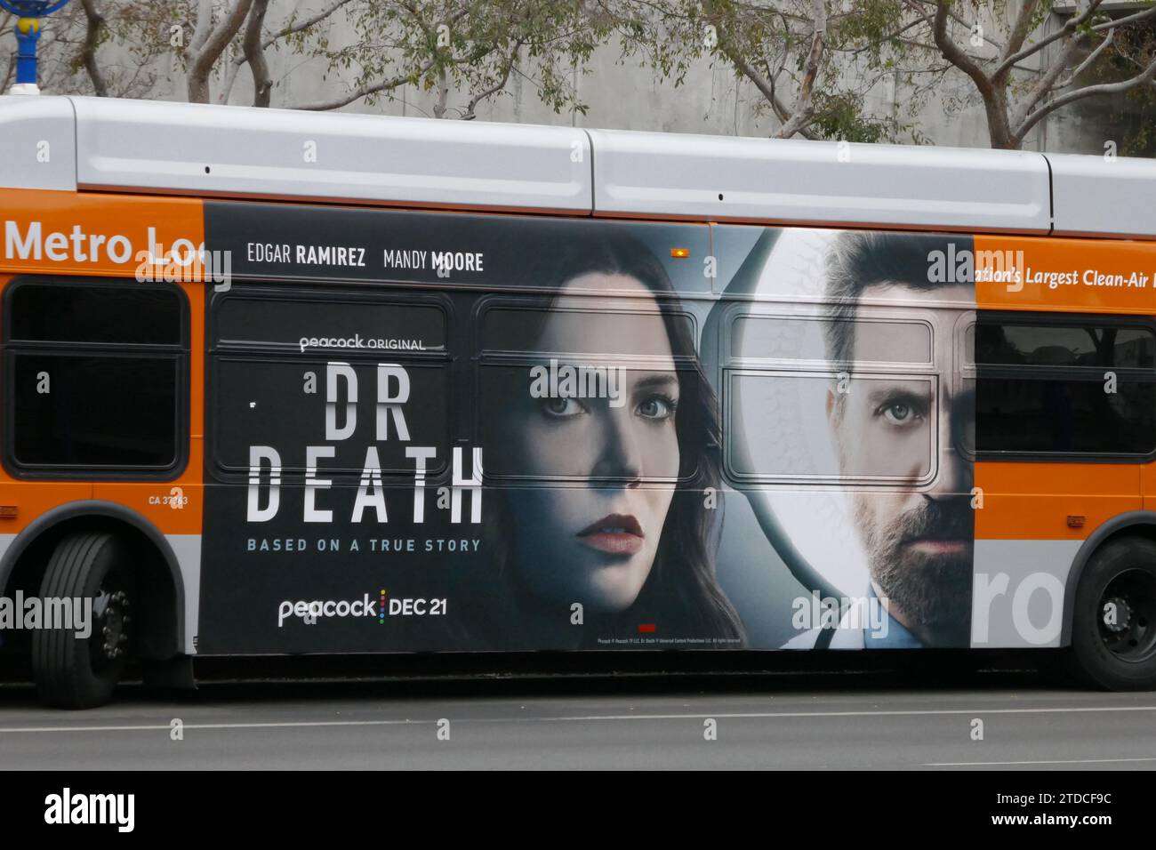 Los Angeles, California, USA 17th December 2023 Dr. Death Bus with ...