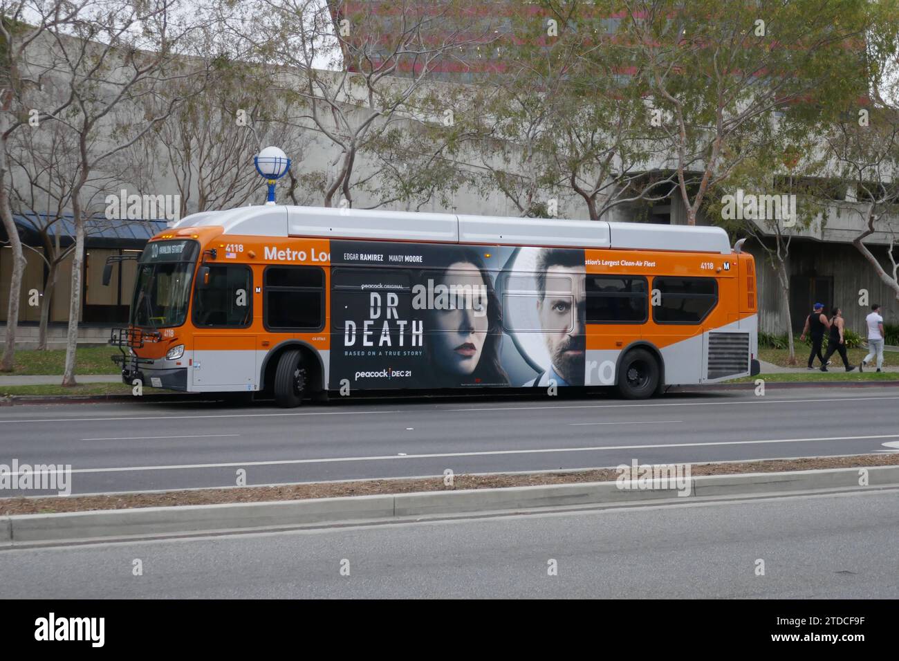 Los Angeles, California, USA 17th December 2023 Dr. Death Bus with ...