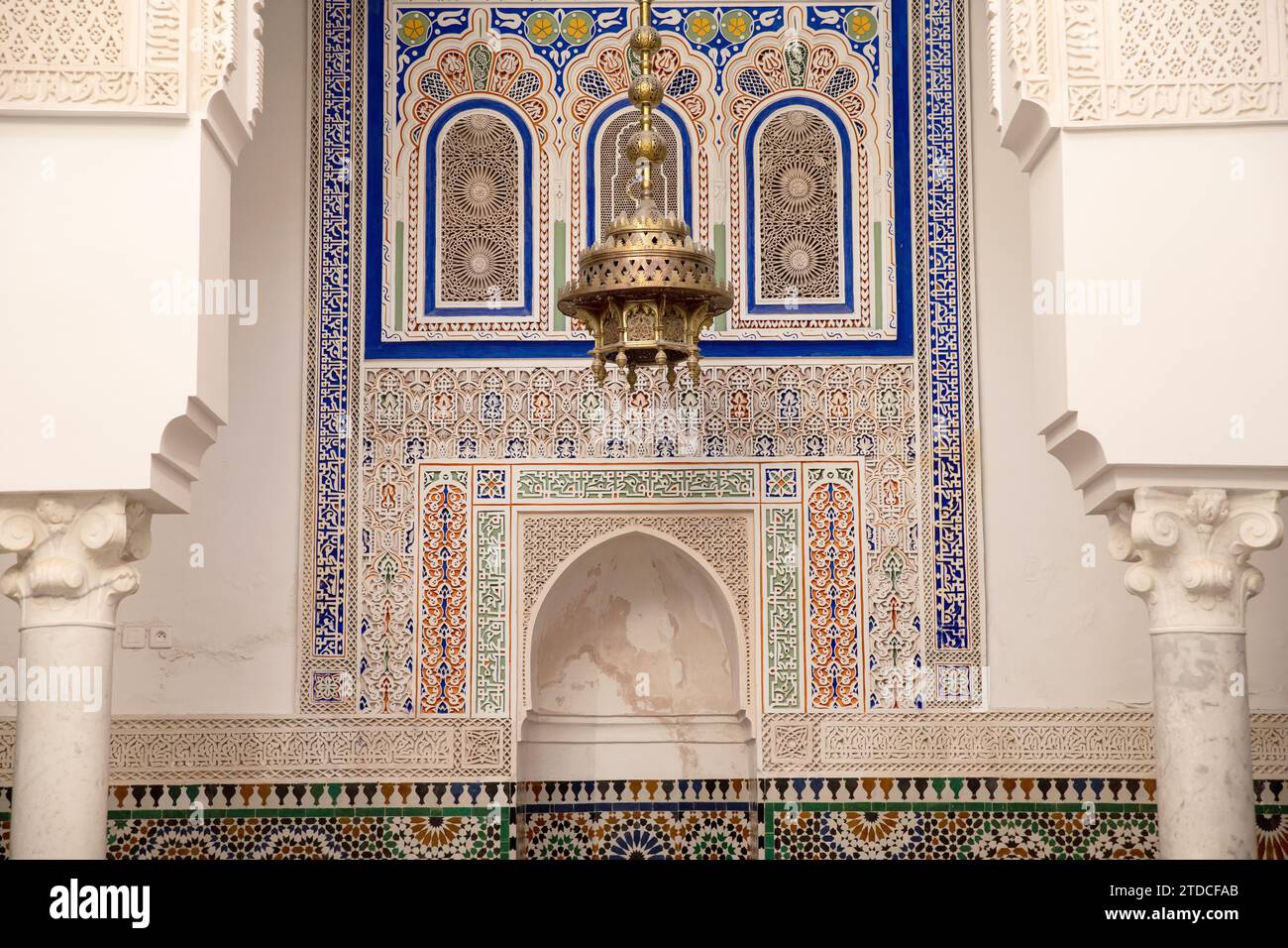 Meknes, Moulay Ismail Shrine, Morocco Stock Photo - Alamy