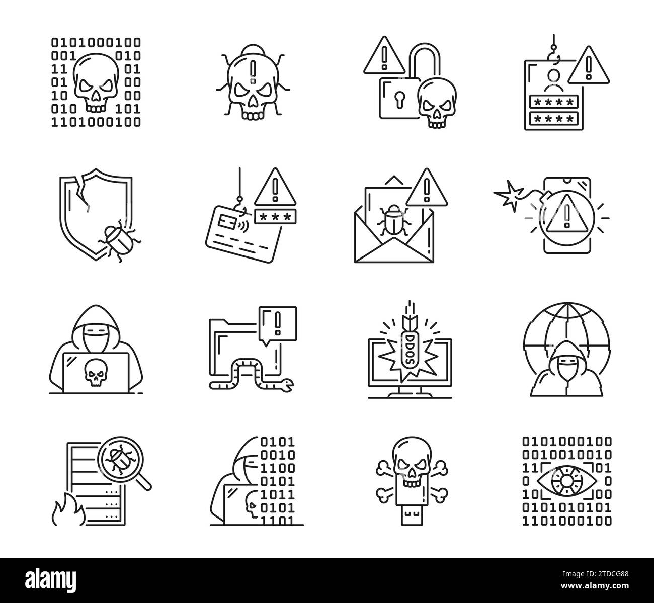 Computer skull Black and White Stock Photos & Images - Alamy