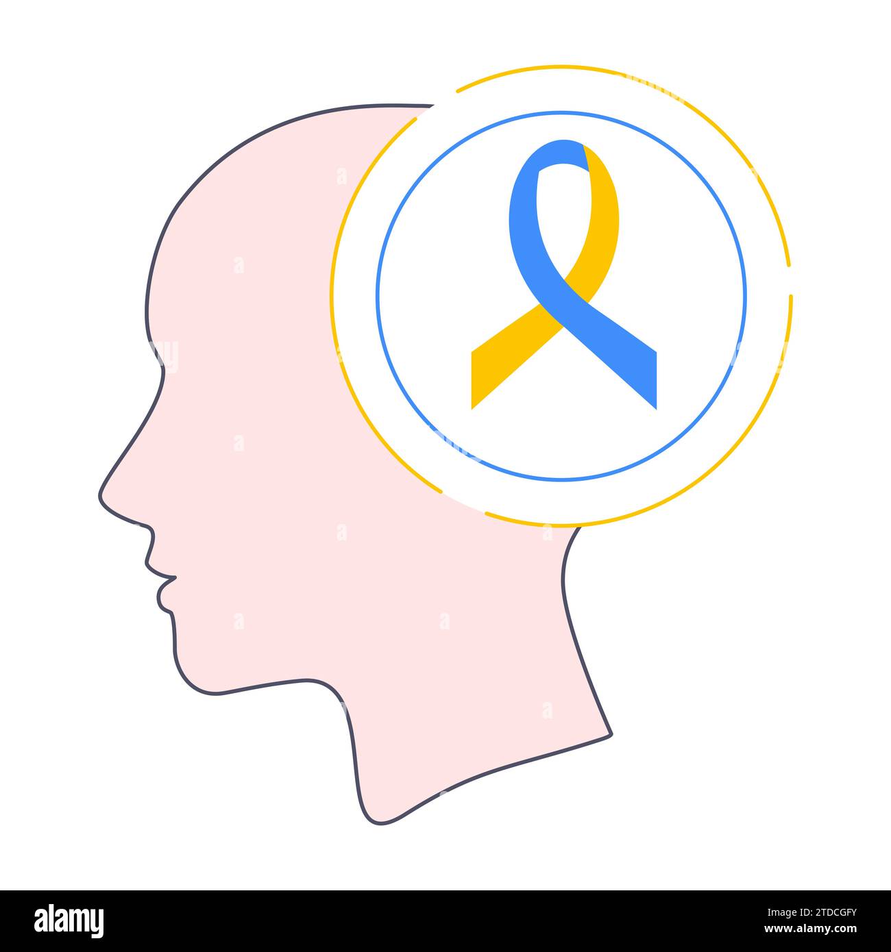 Down syndrome awareness ribbon icon Stock Vector Image & Art - Alamy
