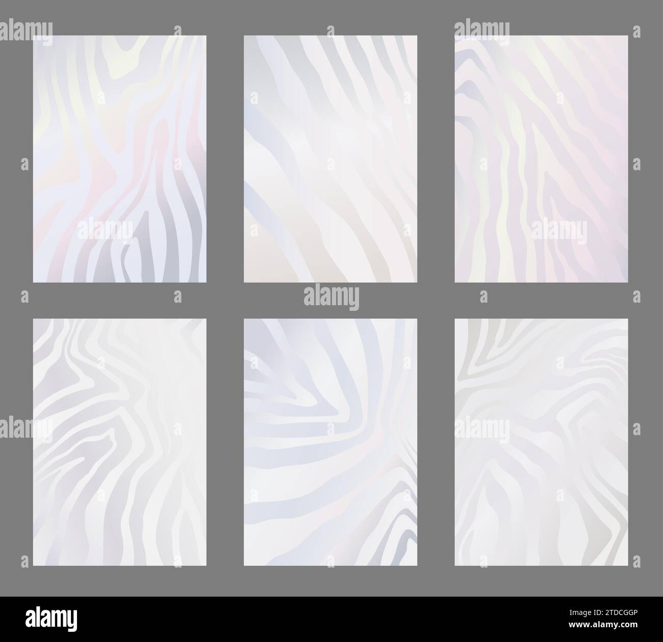 Silver foil posters, geometric pattern background. Paper sheets with ...