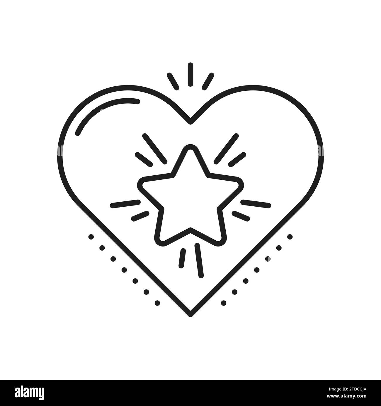 Ranking golden star prize in heart shape frame. Vector ranking top ...