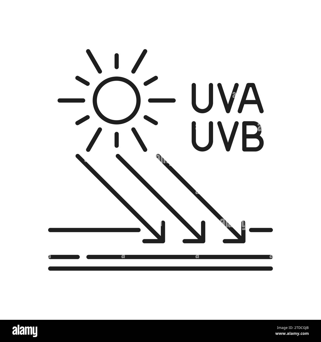 Sunscreen cosmetics. UVA and UVB sun rays reflection. Vector sunscreen ...