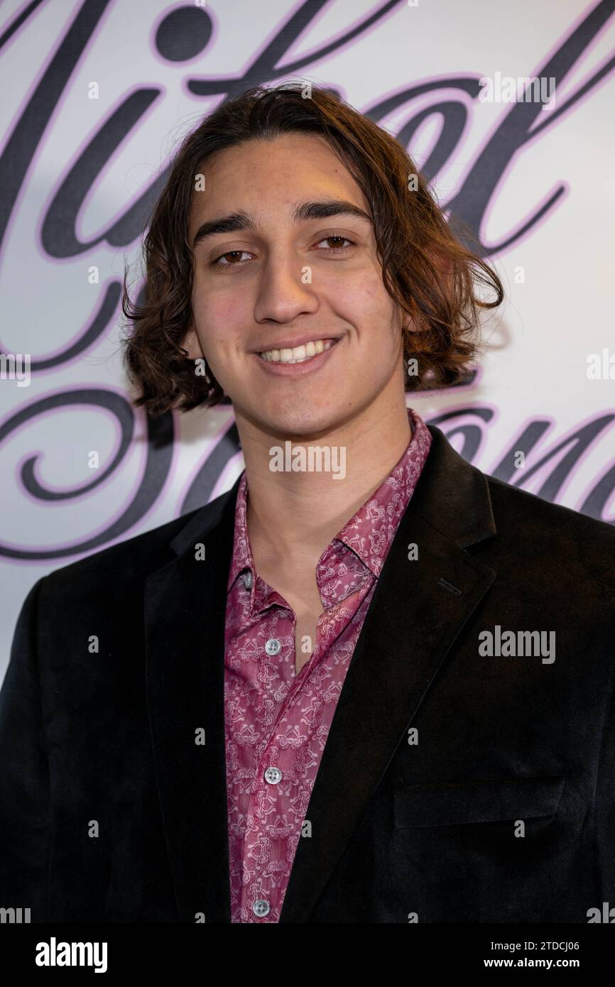 Los Angeles, USA. 17th Dec, 2023. Singer Sage Sam attends Toys Charity ...