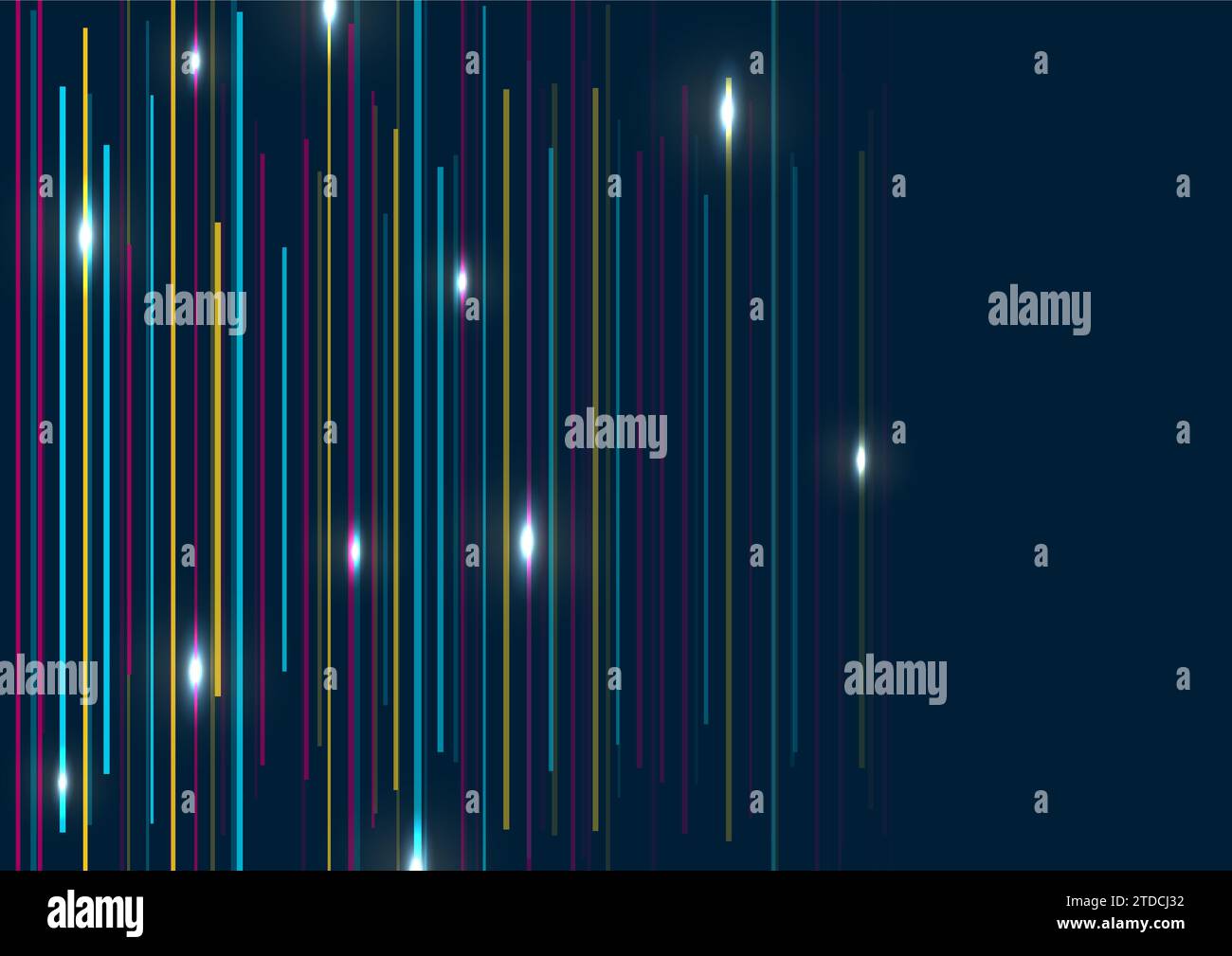 Colorful minimal lines abstract futuristic tech background. Vector ...