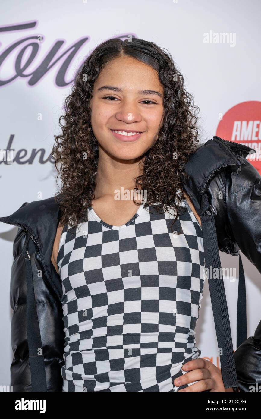 Los Angeles, USA. 17th Dec, 2023. Singer Ariella Byrd attends Toys ...