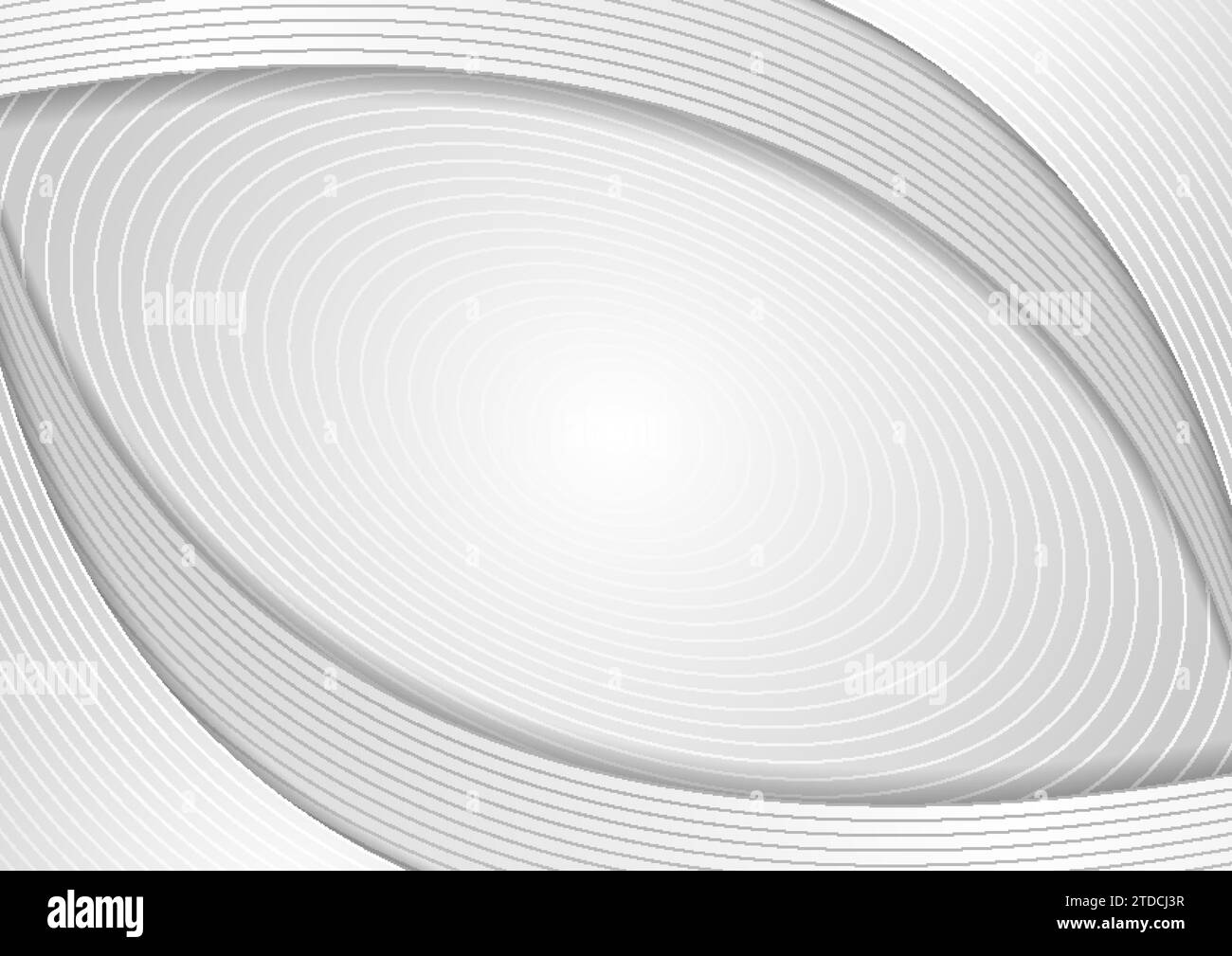 Grey white abstract tech corporate wavy linear background. Vector ...