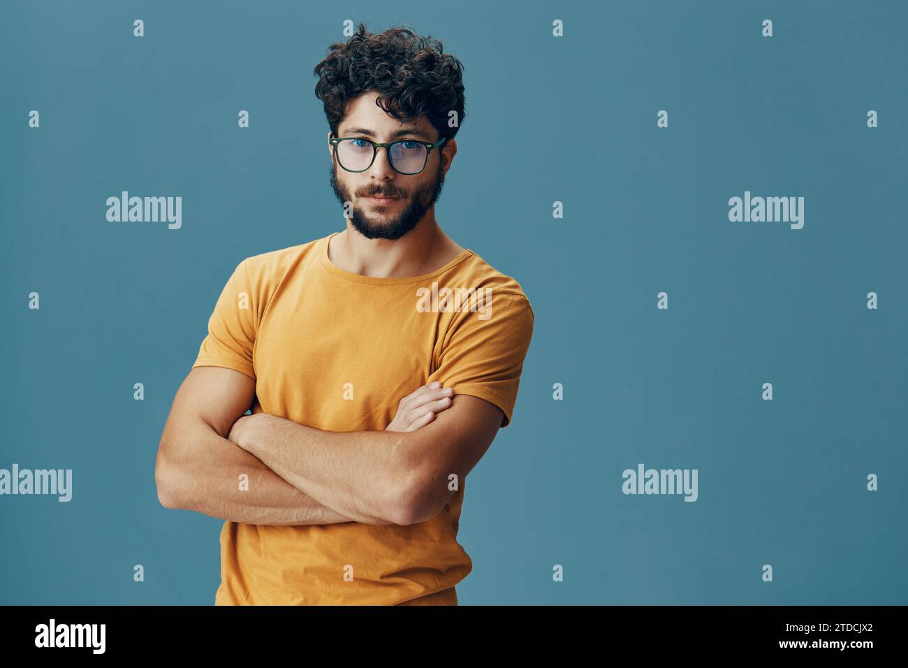 Face man young positive expression portrait isolated guy confident ...