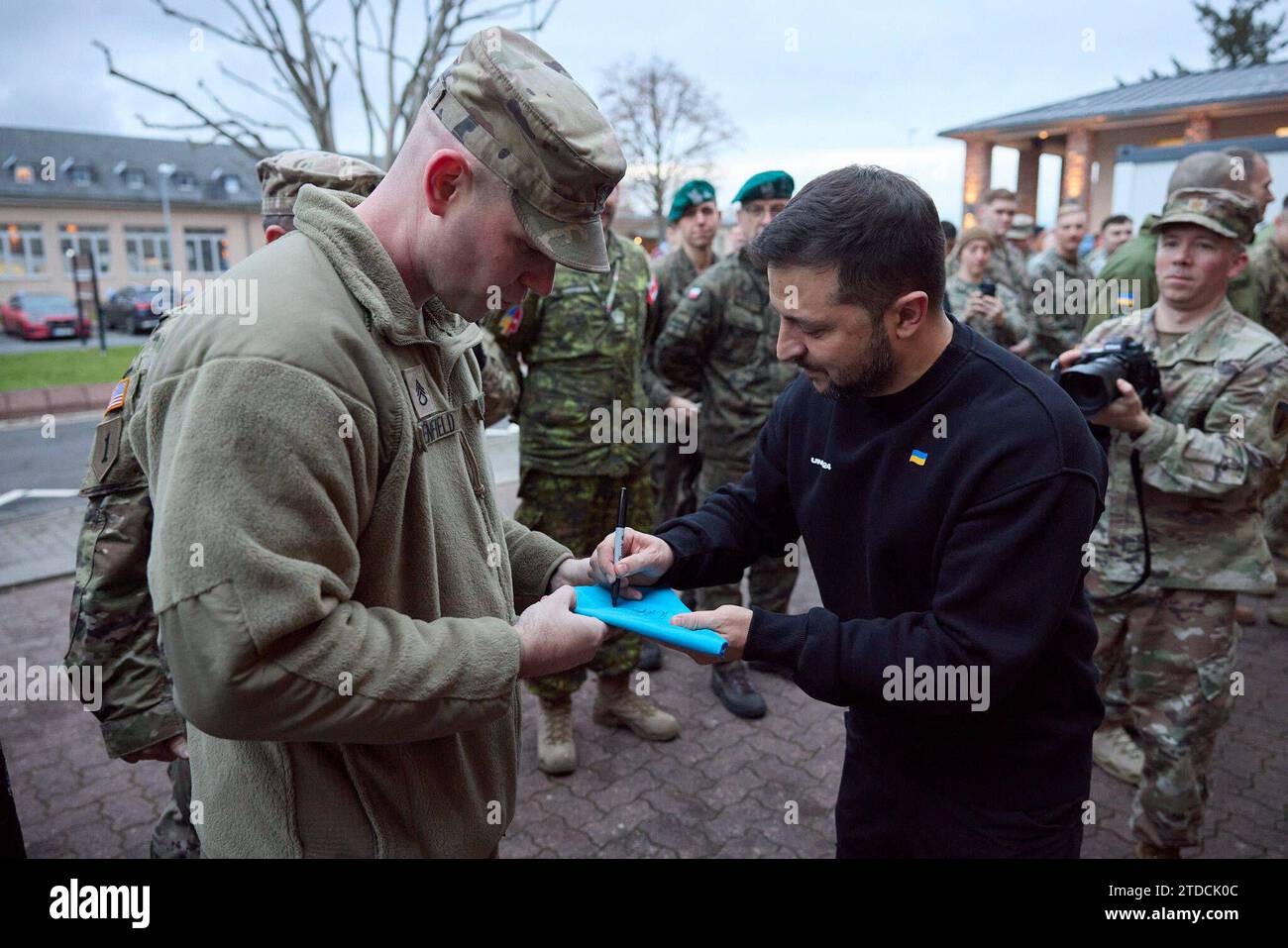 Ukraine s President Volodymyr Zelensky upon his arrival at the U.S ...