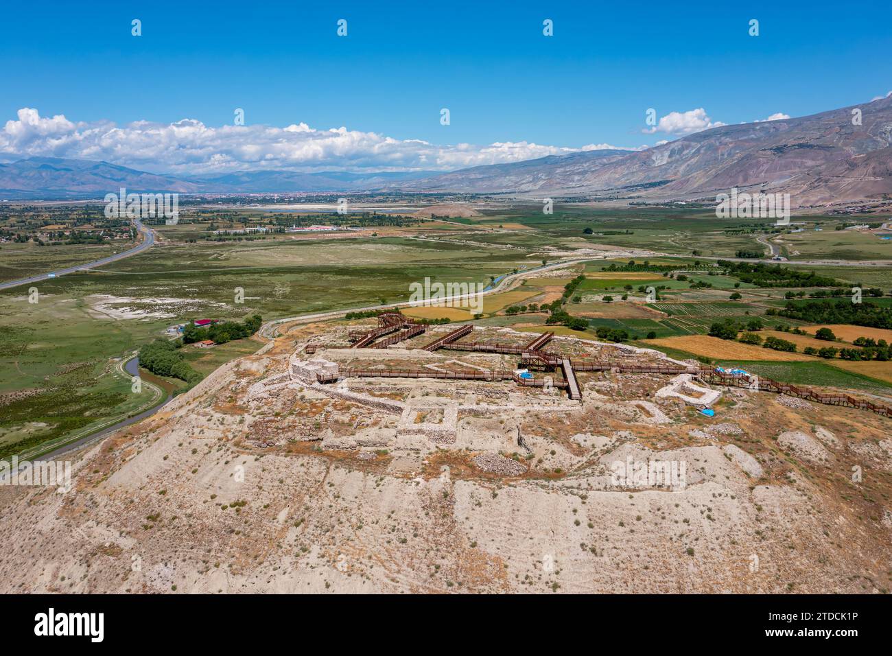 Urart castle ruins Altintepe Erzincan Turkey Stock Photo - Alamy