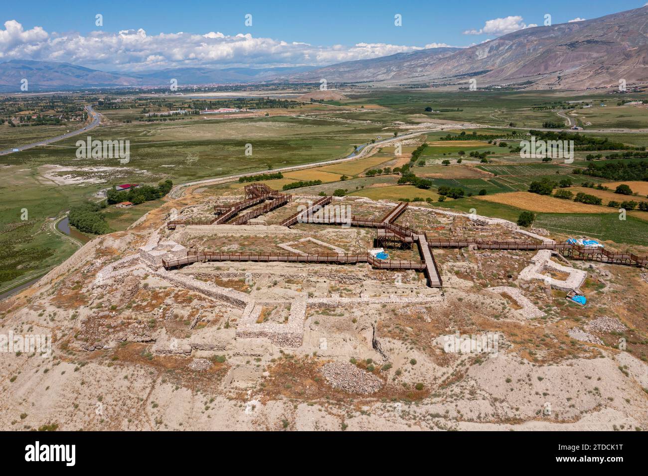 Urart castle ruins Altintepe Erzincan Turkey Stock Photo - Alamy