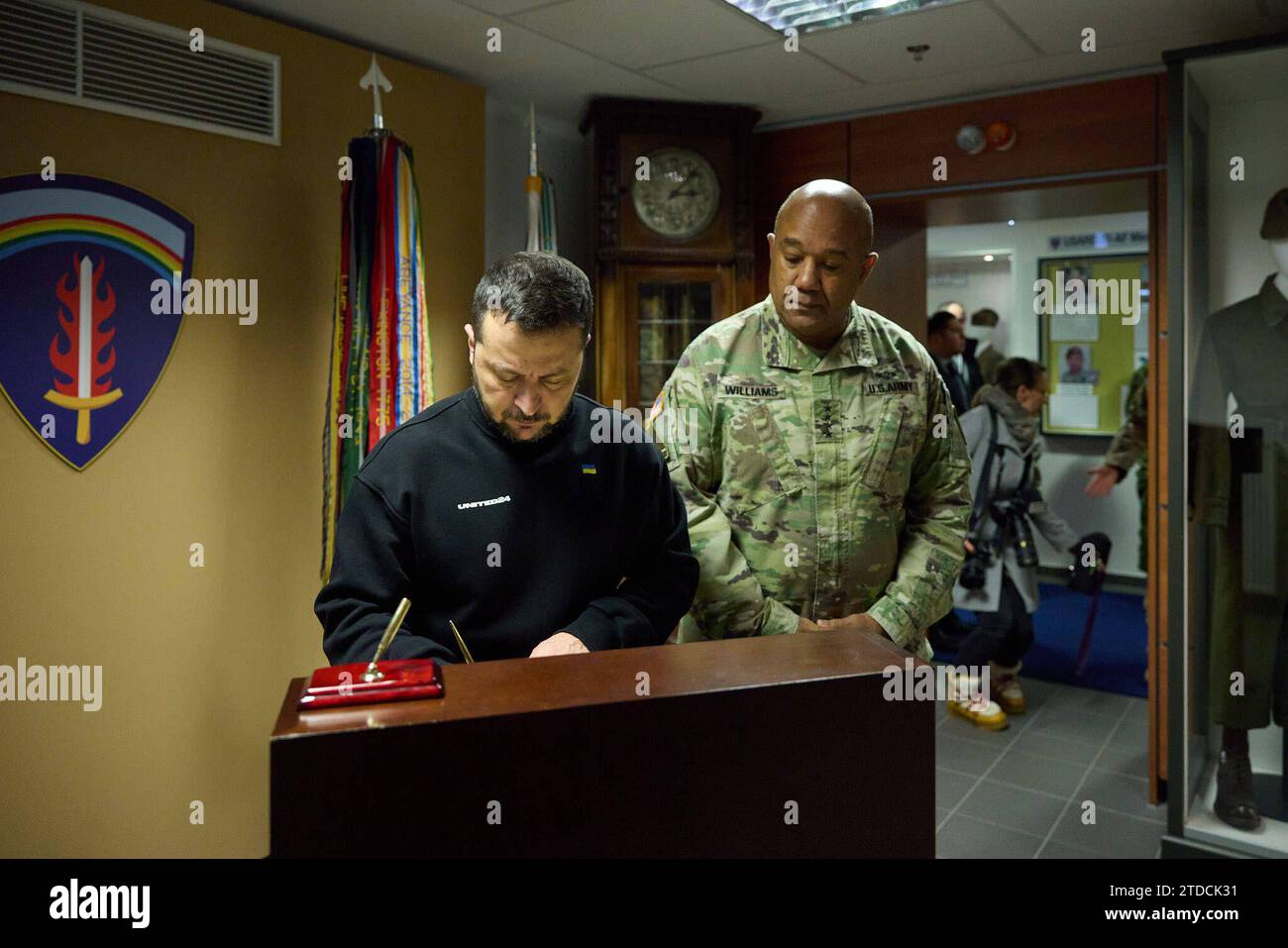 Ukraine s President Volodymyr Zelensky upon his arrival at the U.S ...
