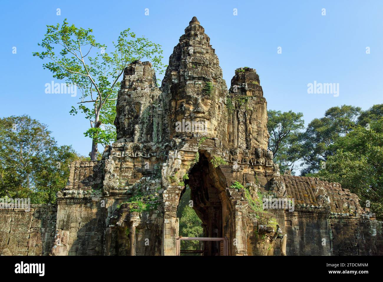 The Bayon temple in Angkor Wat, Cambodia Stock Photo - Alamy