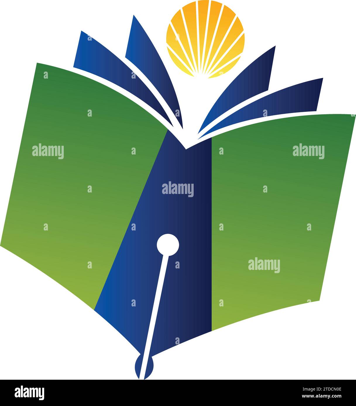 Illustration art of a education logo with isolated background Stock ...