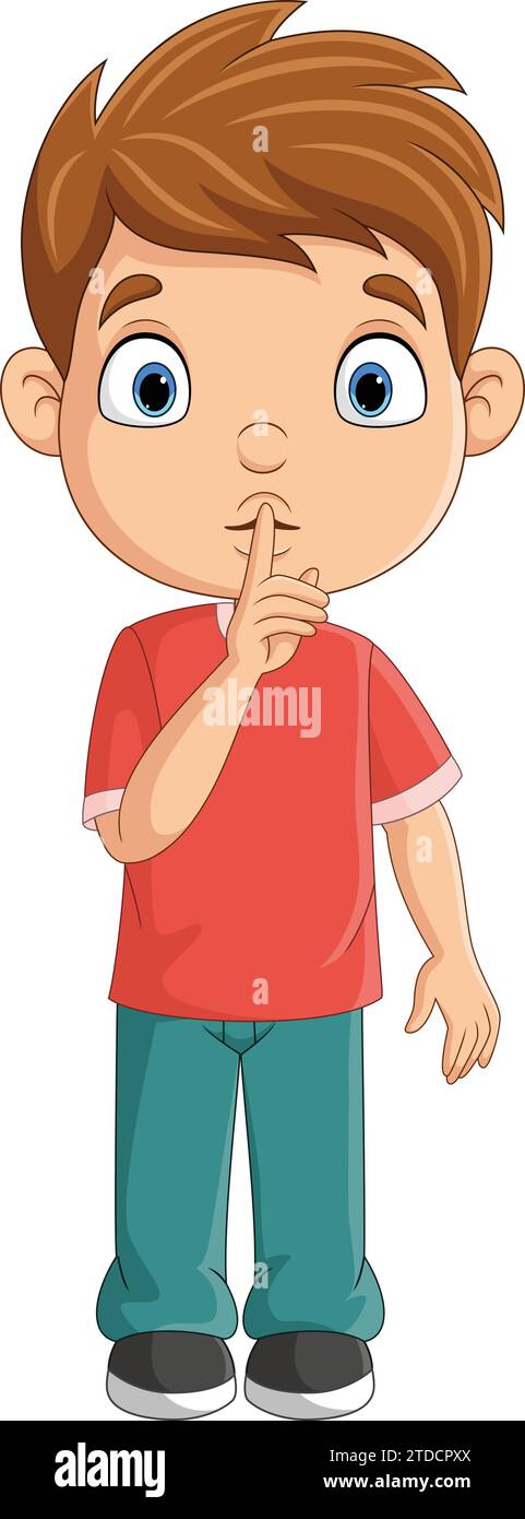 Hand over mouth Stock Vector Images - Alamy