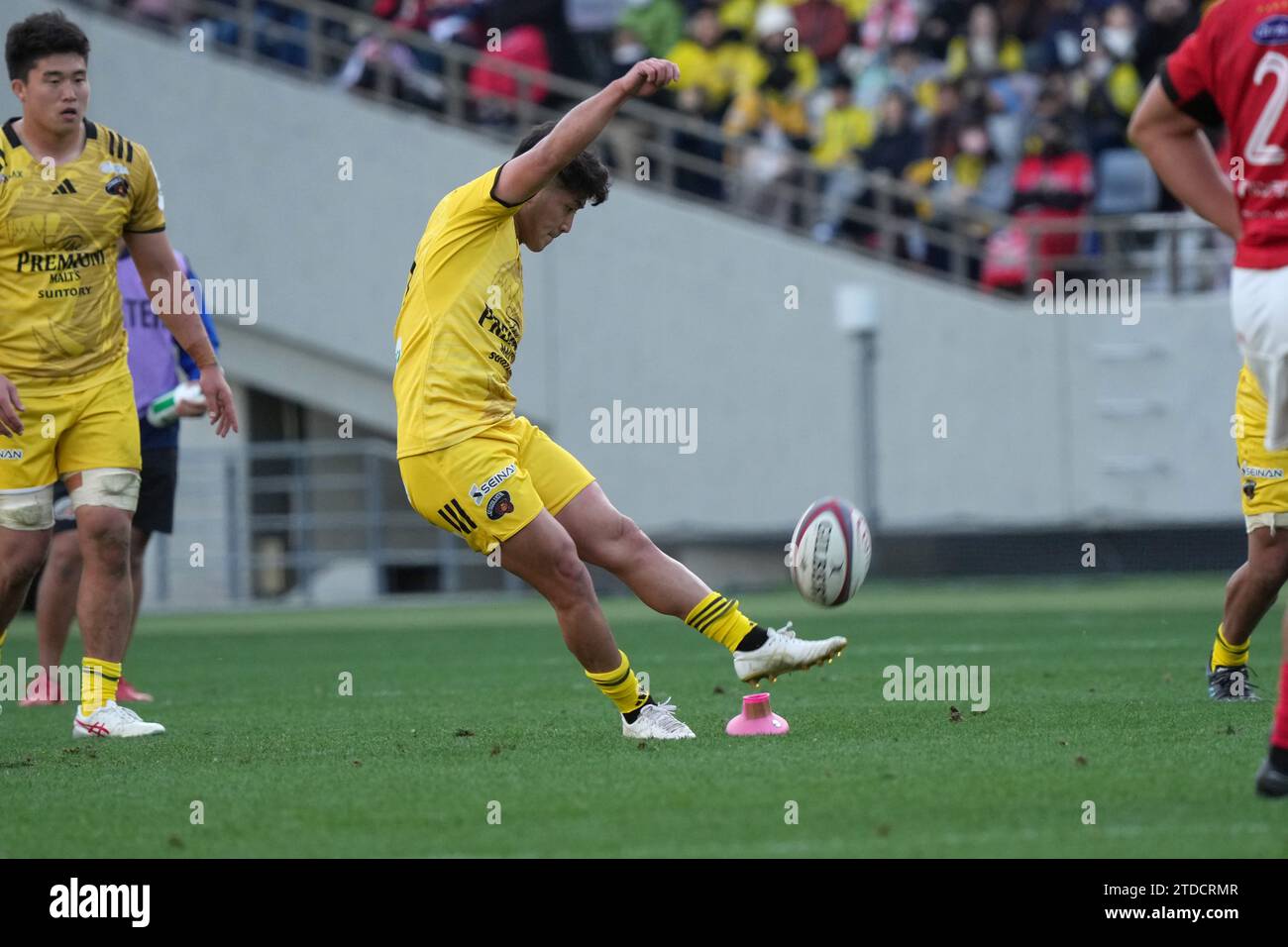 Sungoliath's Mikiya Takamoto during the Japan Rugby League One 2023-24 ...