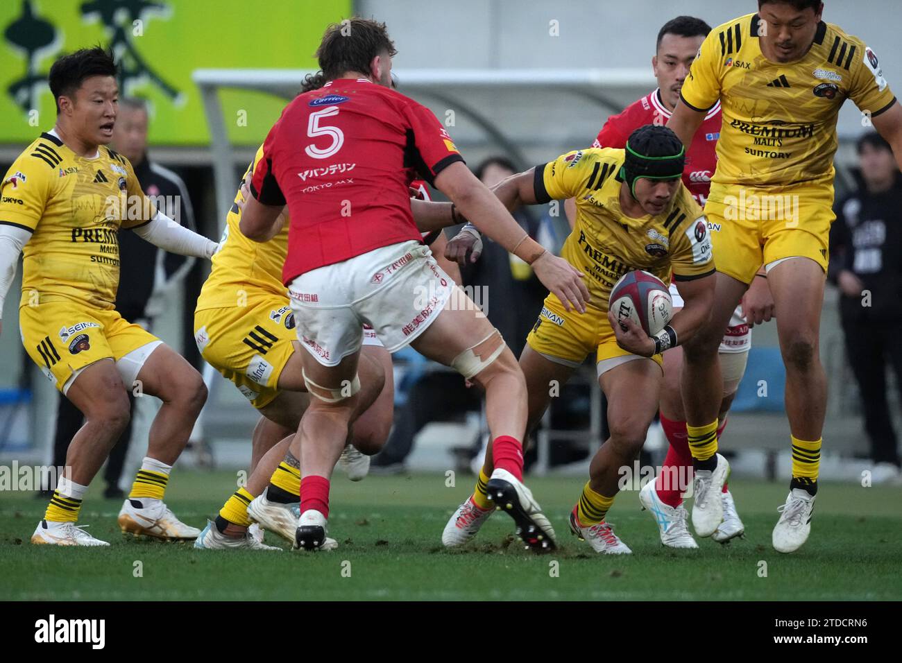Sungoliath's Cheslin Kolbe during the Japan Rugby League One 2023-24 ...