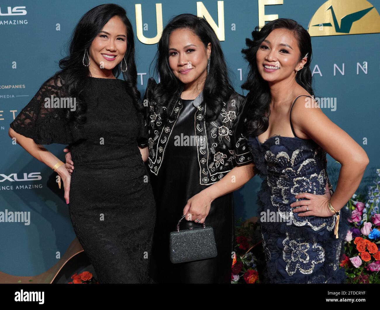 (L-R) Deedee Magno Hall, Joan Almedilla and Jennifer Paz at the 21st Annual Unforgettable Gala ...