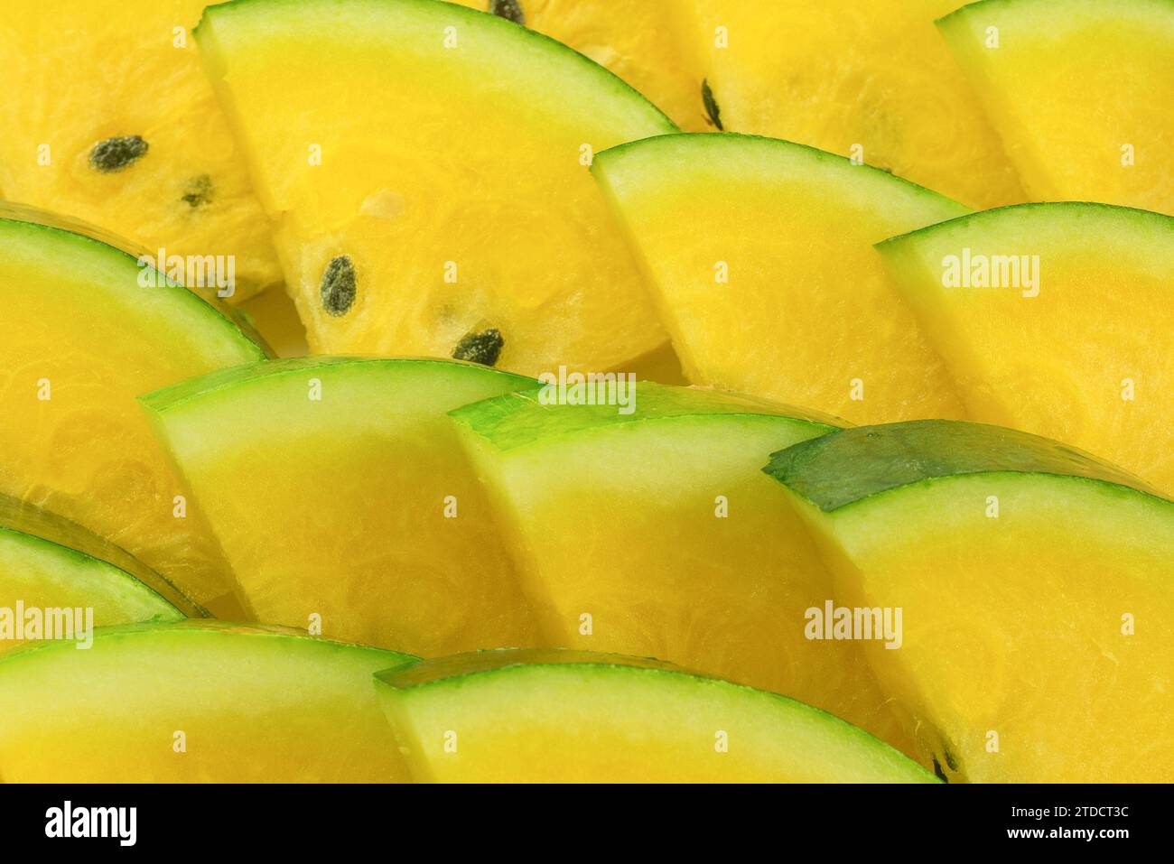 Yellow watermelon isolated on white background Stock Photo - Alamy