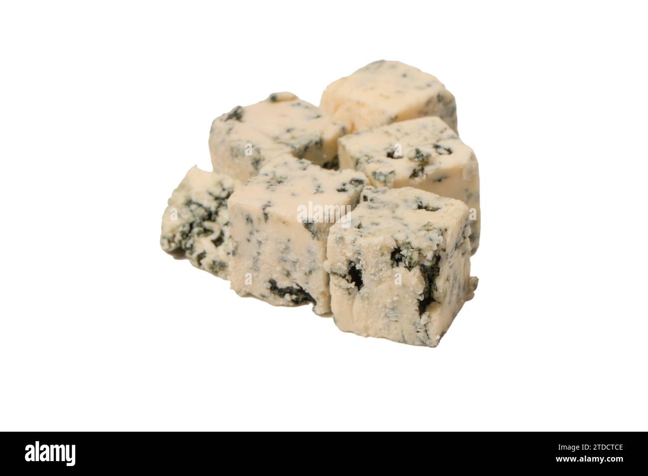 Blue cheese cubes hi-res stock photography and images - Alamy
