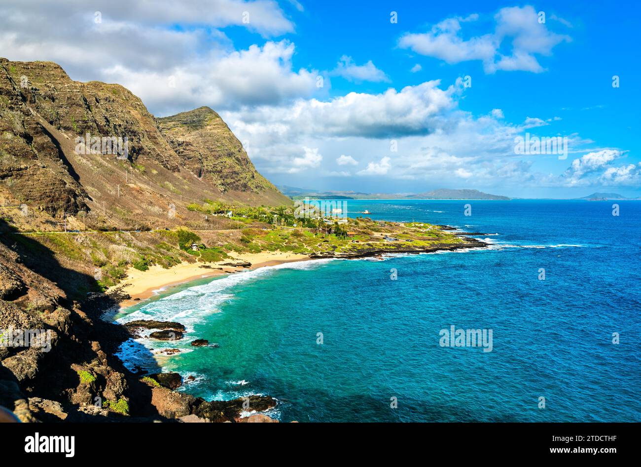 Makapuu Point Lookout on Oahu Island in Hawaii Stock Photo - Alamy