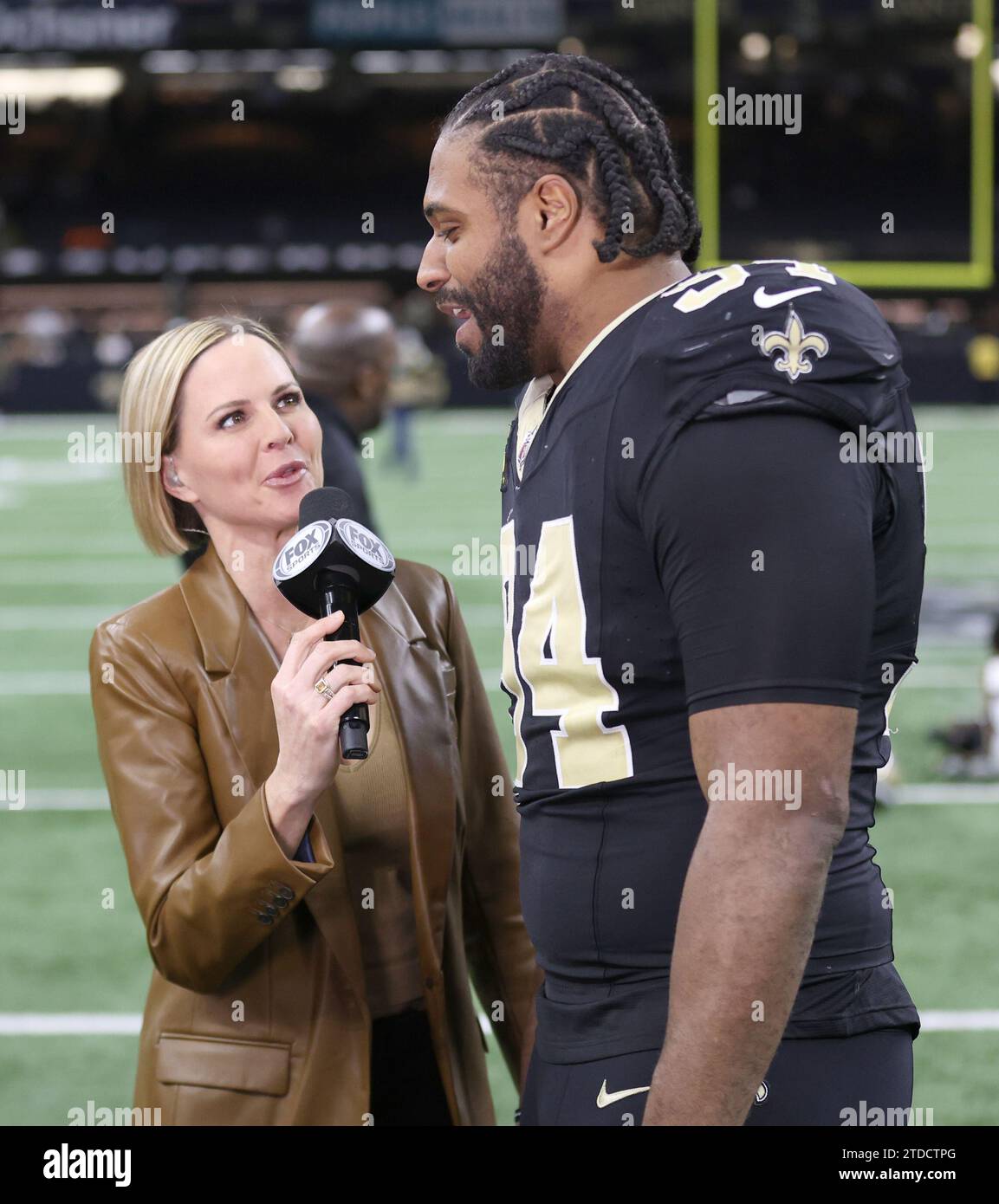 New Orleans, USA. 17th Dec, 2023. FOX Sports reporter Shannon Spake ...