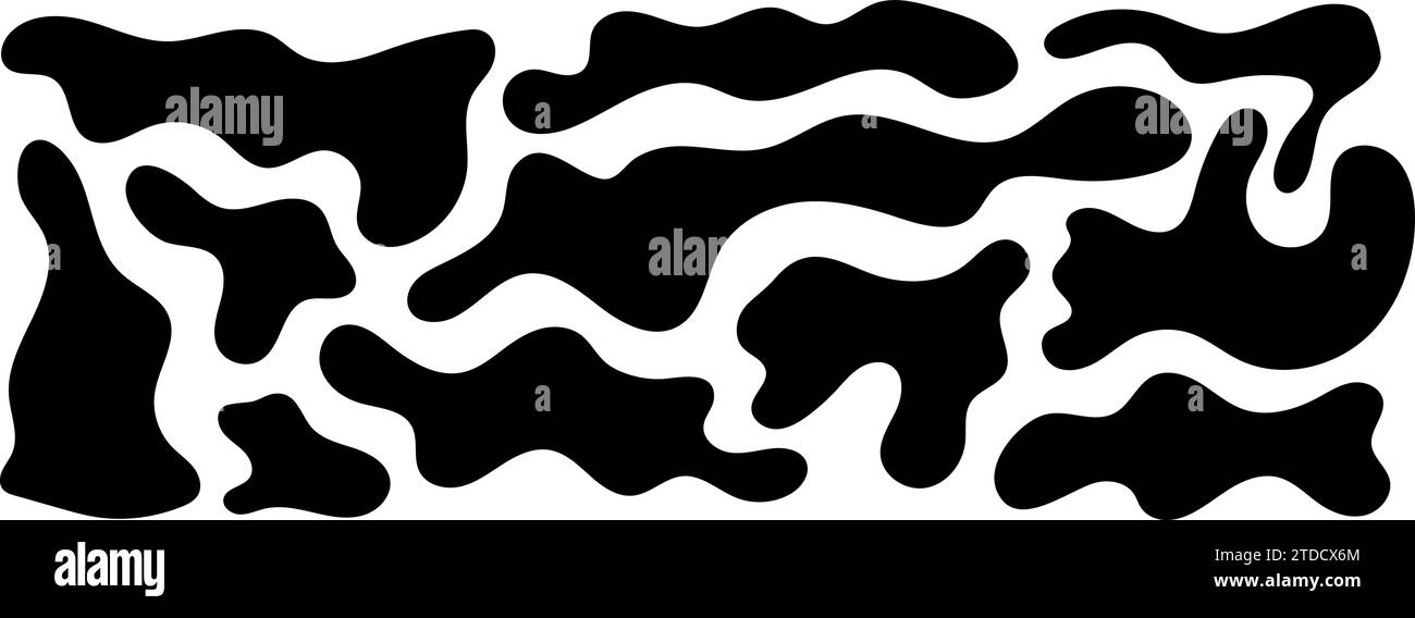 Freeform blob shapes. Abstracts amoeba shapes, freeform organic ...