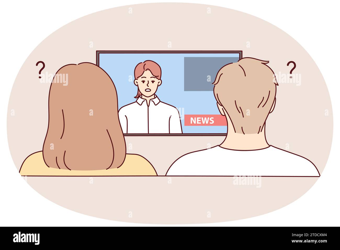 Woman shocked screen Stock Vector Images - Alamy