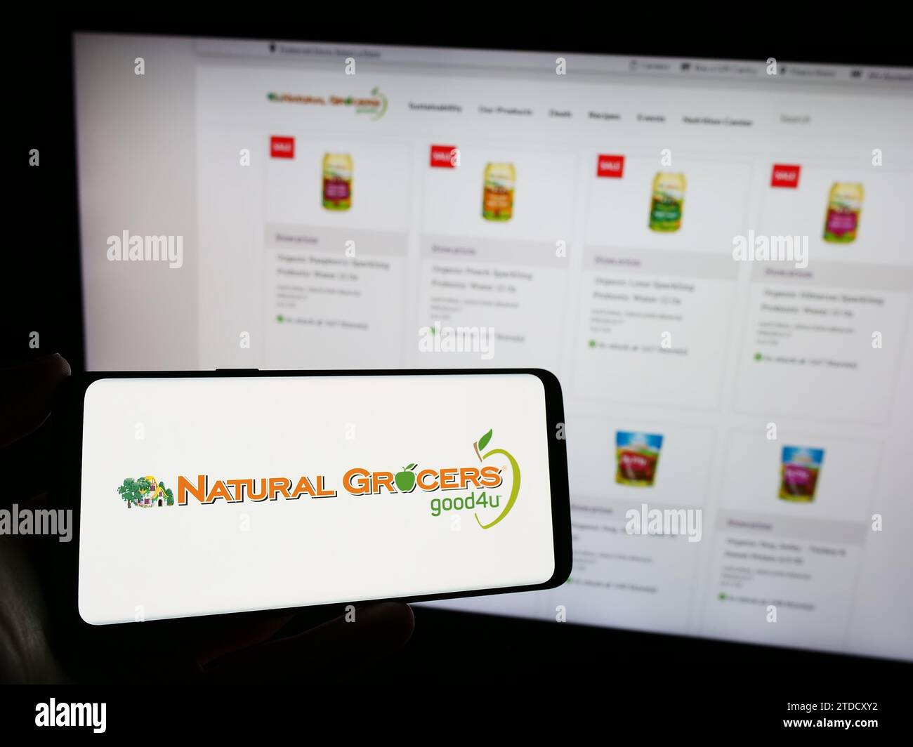 Logotipo De Tiendas De Comestibles Naturales De Vitamin Cottage