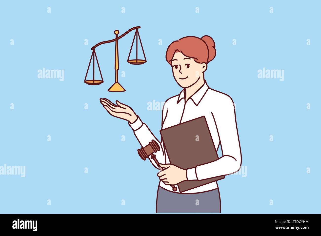 Department of justice lady justice Stock Vector Images - Alamy