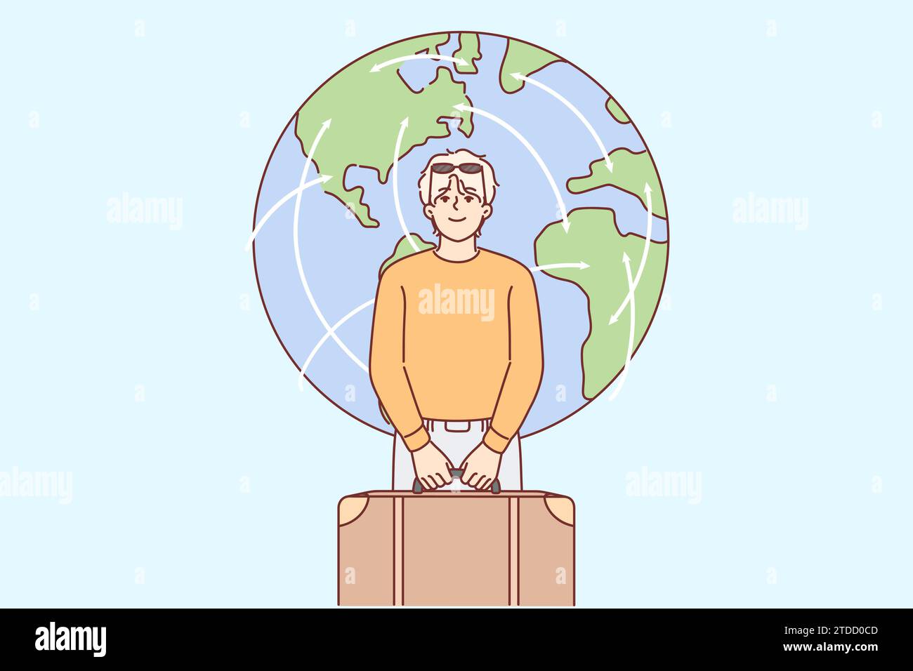 Immigrate Stock Vector Images - Alamy