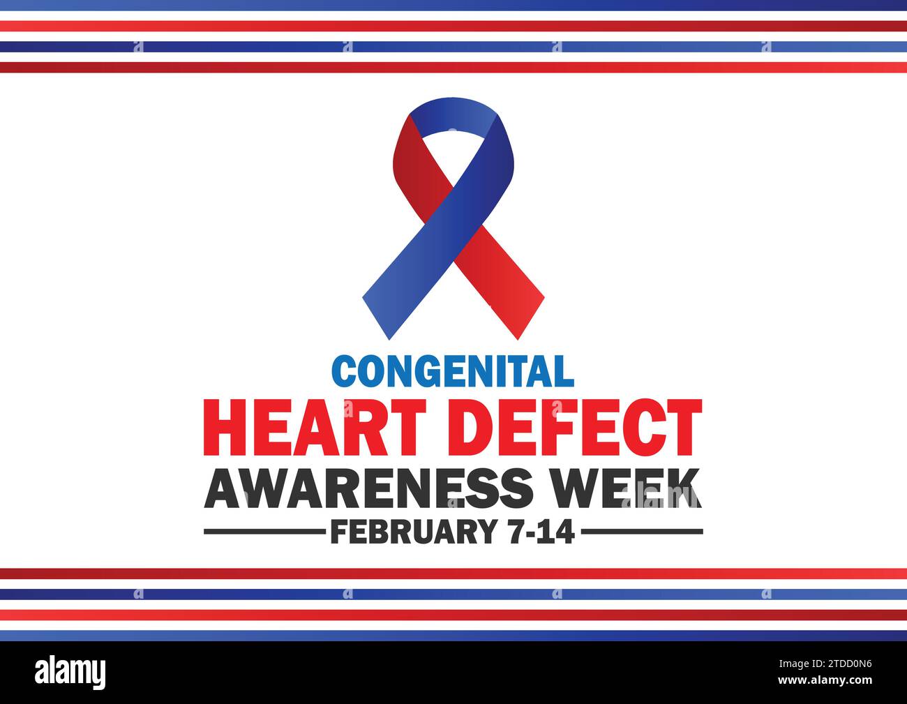 Congenital Heart Defect Awareness Week. Vector illustration. February 7 ...