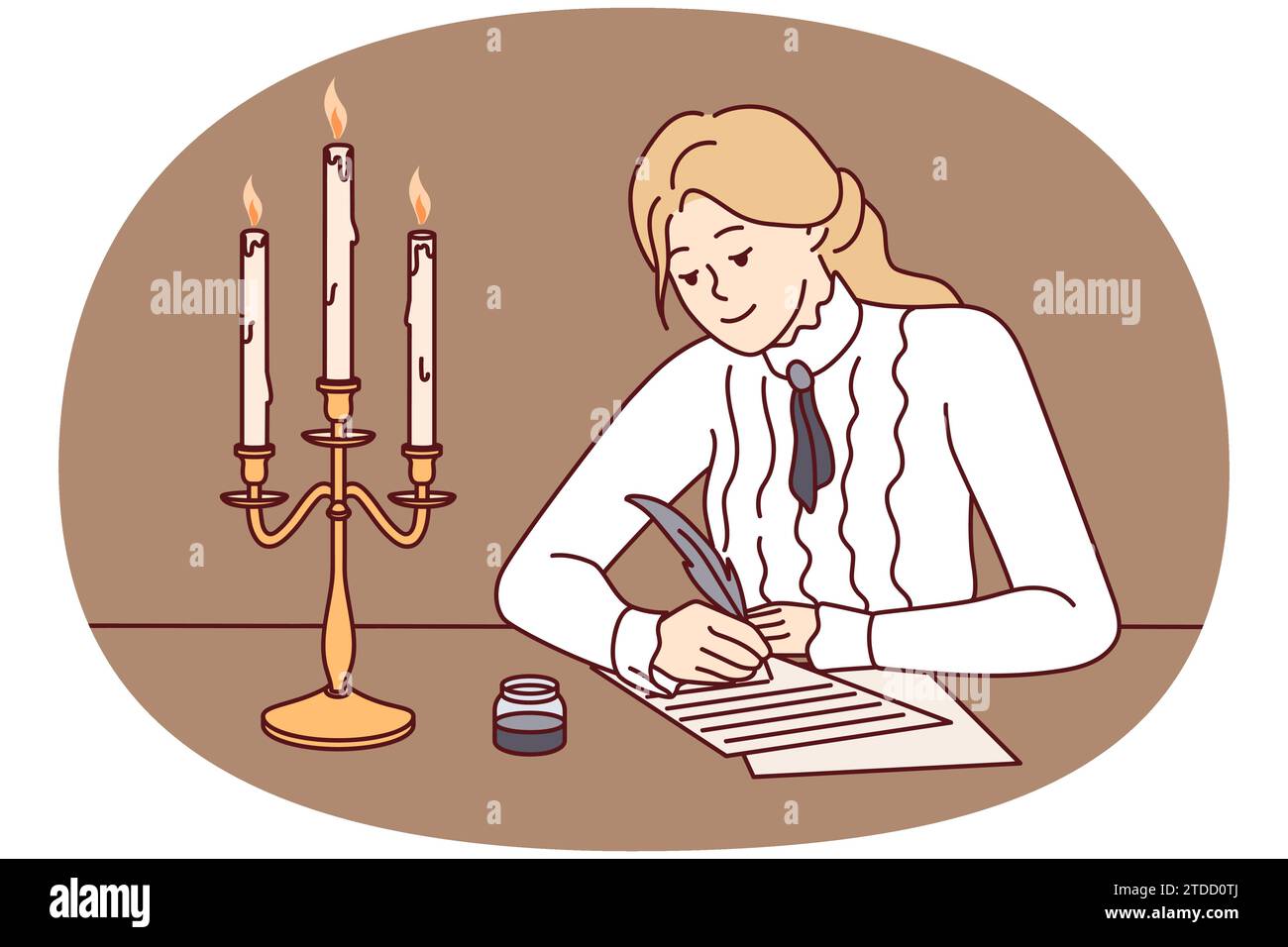 Old woman sit in cartoon Stock Vector Images - Alamy