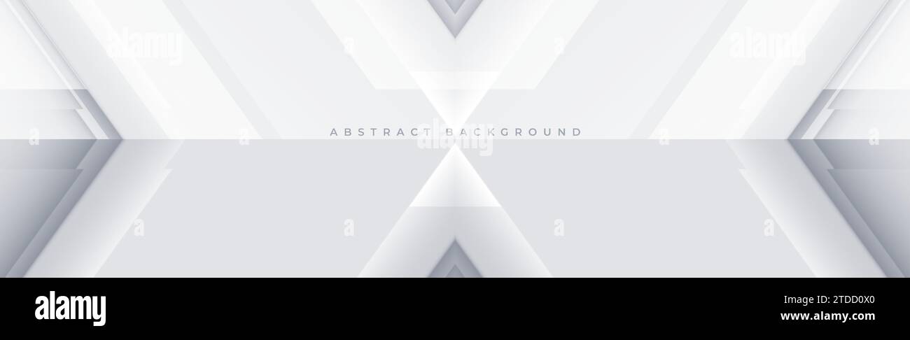Abstract white and grey arrows futuristic technology background concept ...