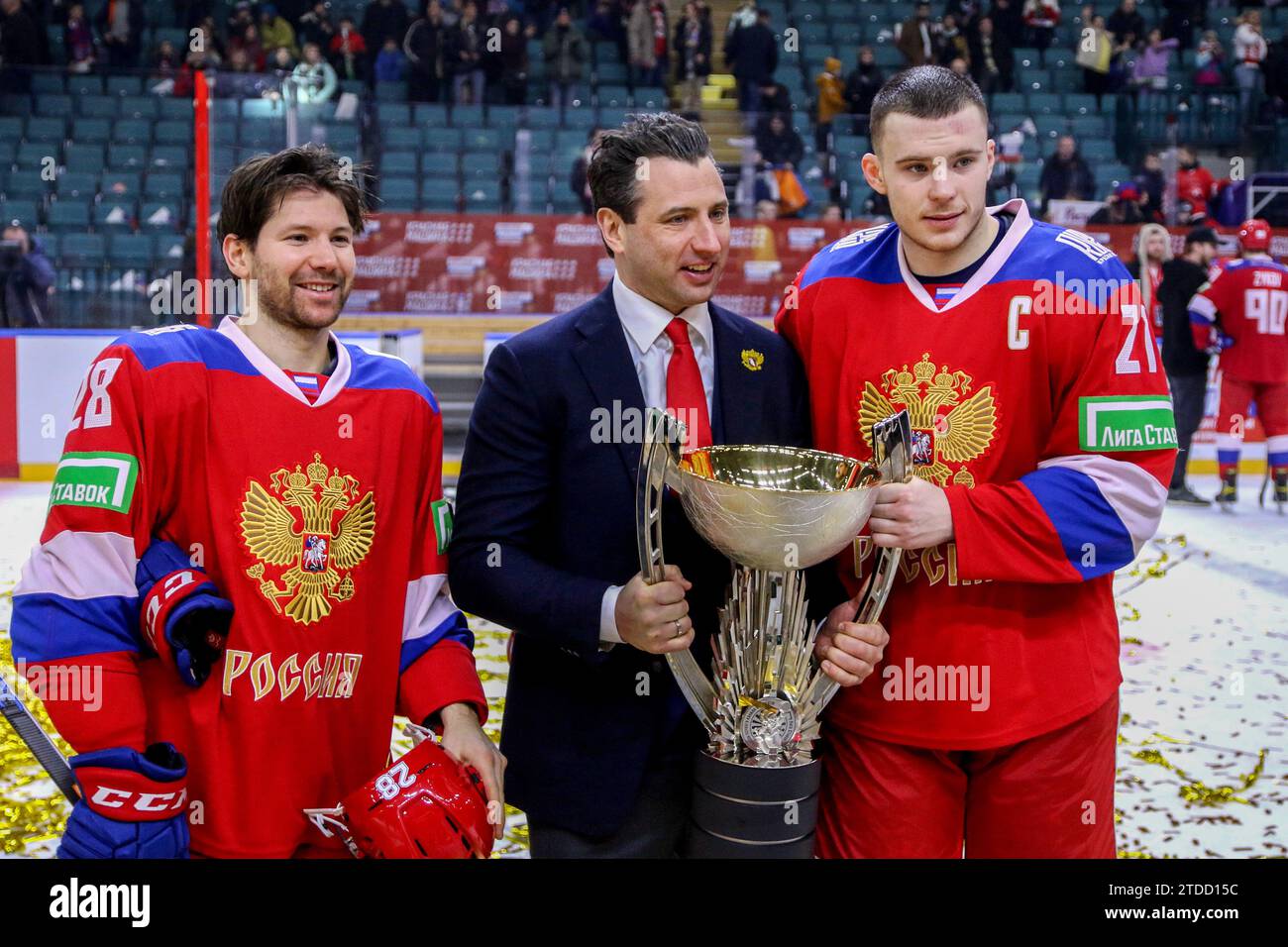 Saint Petersburg, Russia. 17th Dec, 2023. Russia 25 national hockey ...