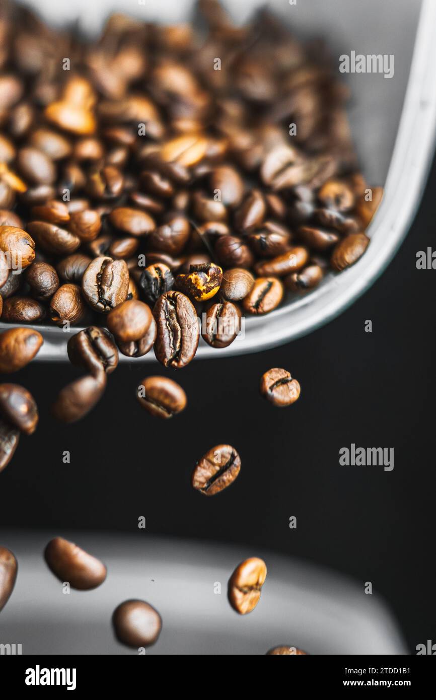 Roasted coffee beans tea hi-res stock photography and images - Alamy