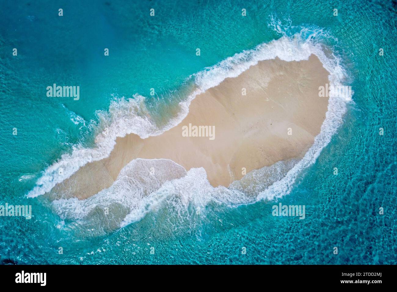 North Islands of Mayotte lagoon Indian Ocean aerial vision drone Stock ...