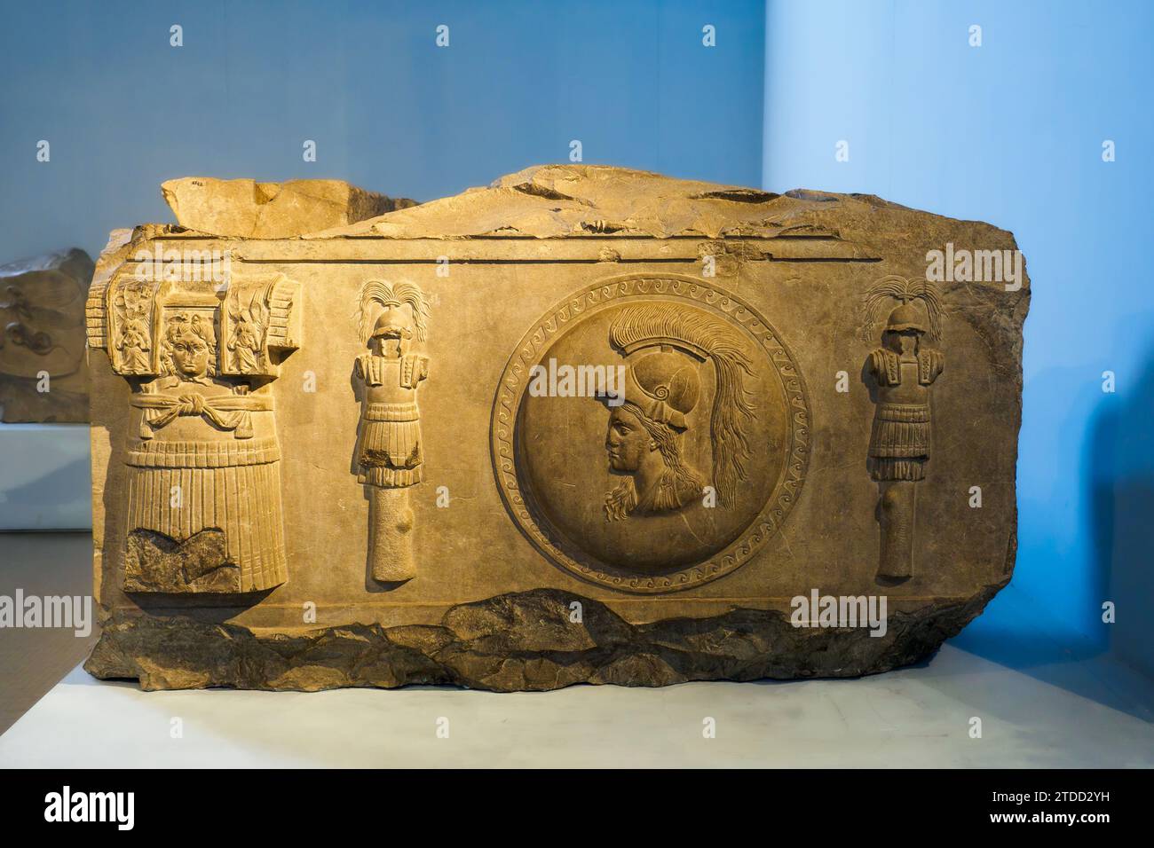 Triumphal Monument Erected by Boccus, King of Mauretania; gray ...