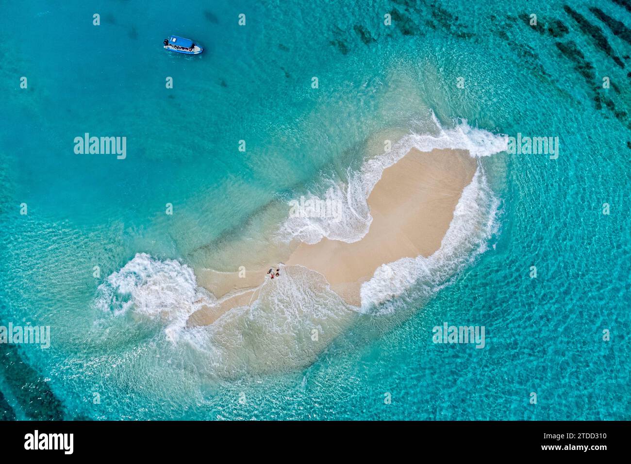 North Islands of Mayotte lagoon Indian Ocean aerial vision drone Stock ...