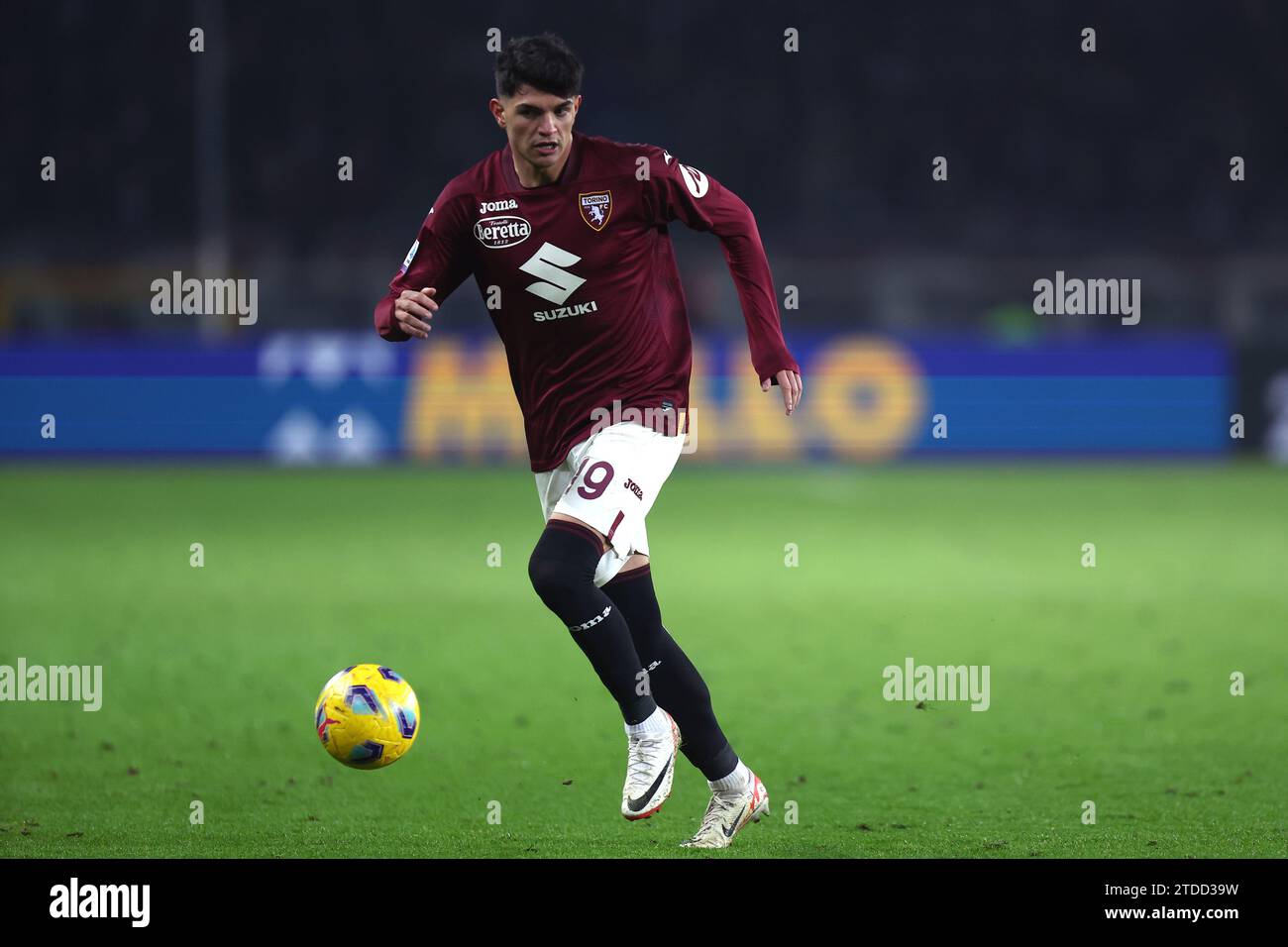 Raoul Bellanova of Torino Fc in action during the Serie A football ...