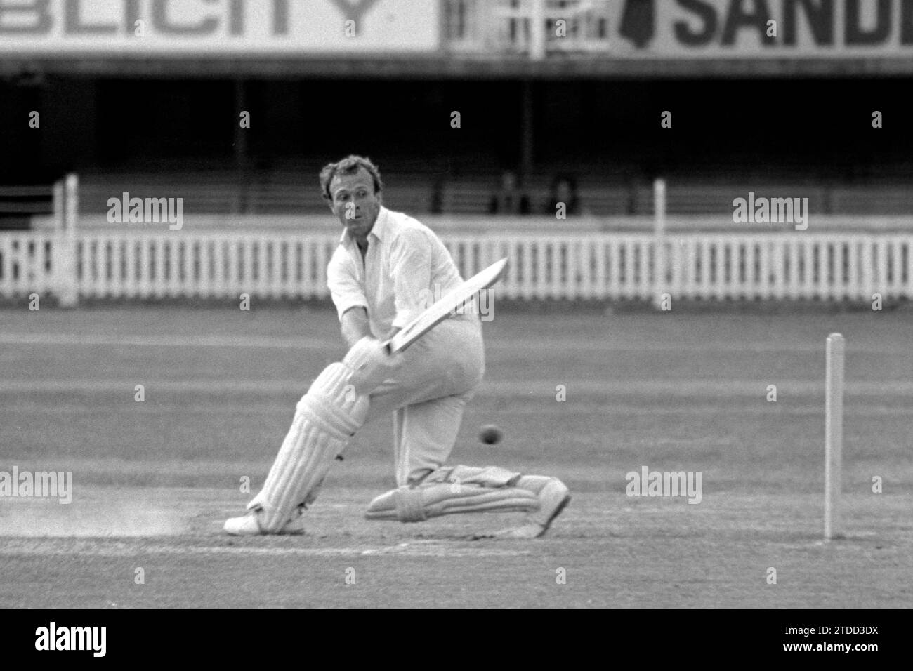 Brian Davison of Leicestershire batting at Lord's against Middlesex ...