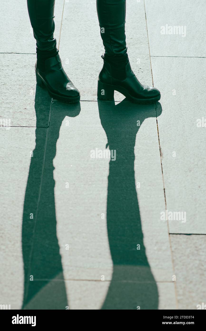 One female high boots hi-res stock photography and images - Alamy