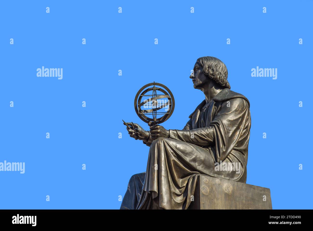 Monument dedicated to Nicolaus Copernicus in the Poland’s capital city ...