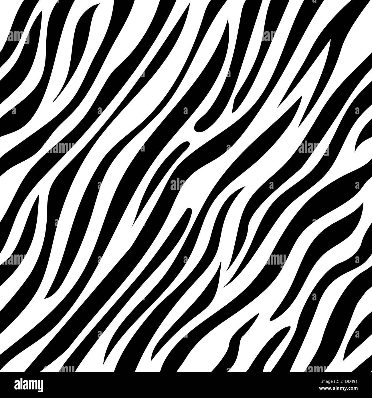 Zebra, seamless animalistic pattern. Abstract black and white ...